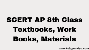 SCERT AP 8th Class Textbooks, Work Books, Materials Pdf Download 2025-2026 | - TeluguVidya – AP ...