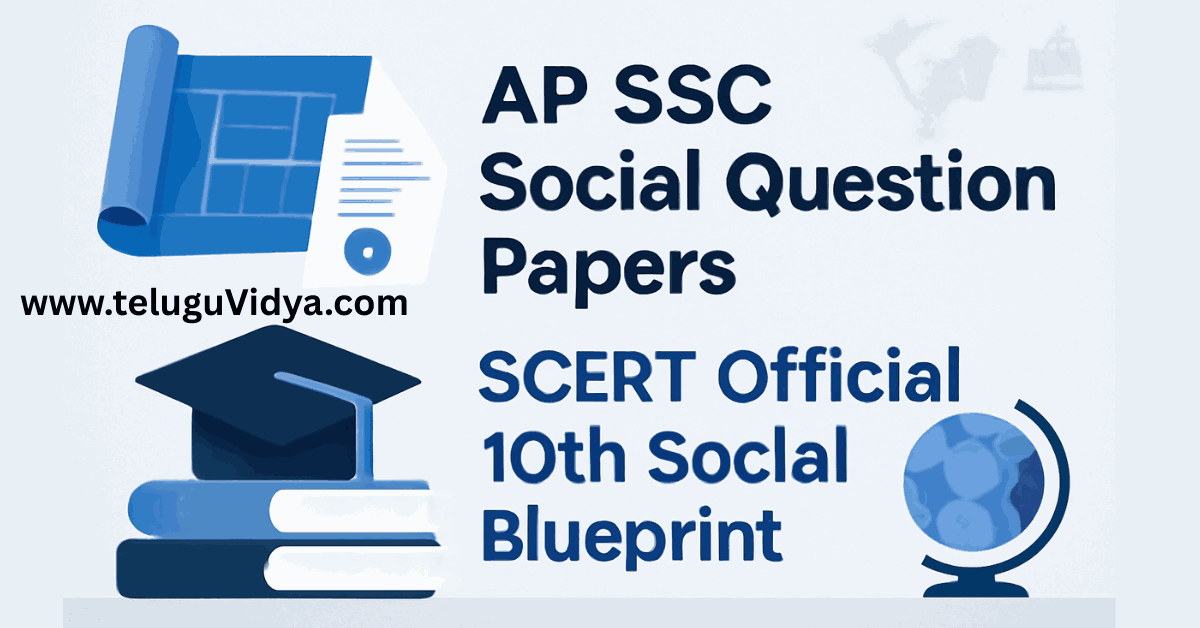 Download AP SSC Social Question Papers 2026 Now Bluprint - TeluguVidya ...